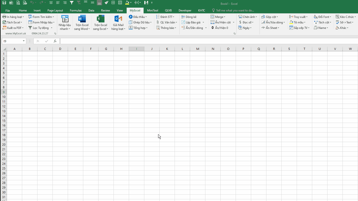 MyExcel – Tiện ích excel bổ sung 100 tính năng – MyExcel – Tiện ích ...