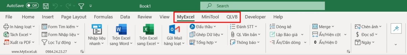 Tải và Cài MyExcel – MyExcel