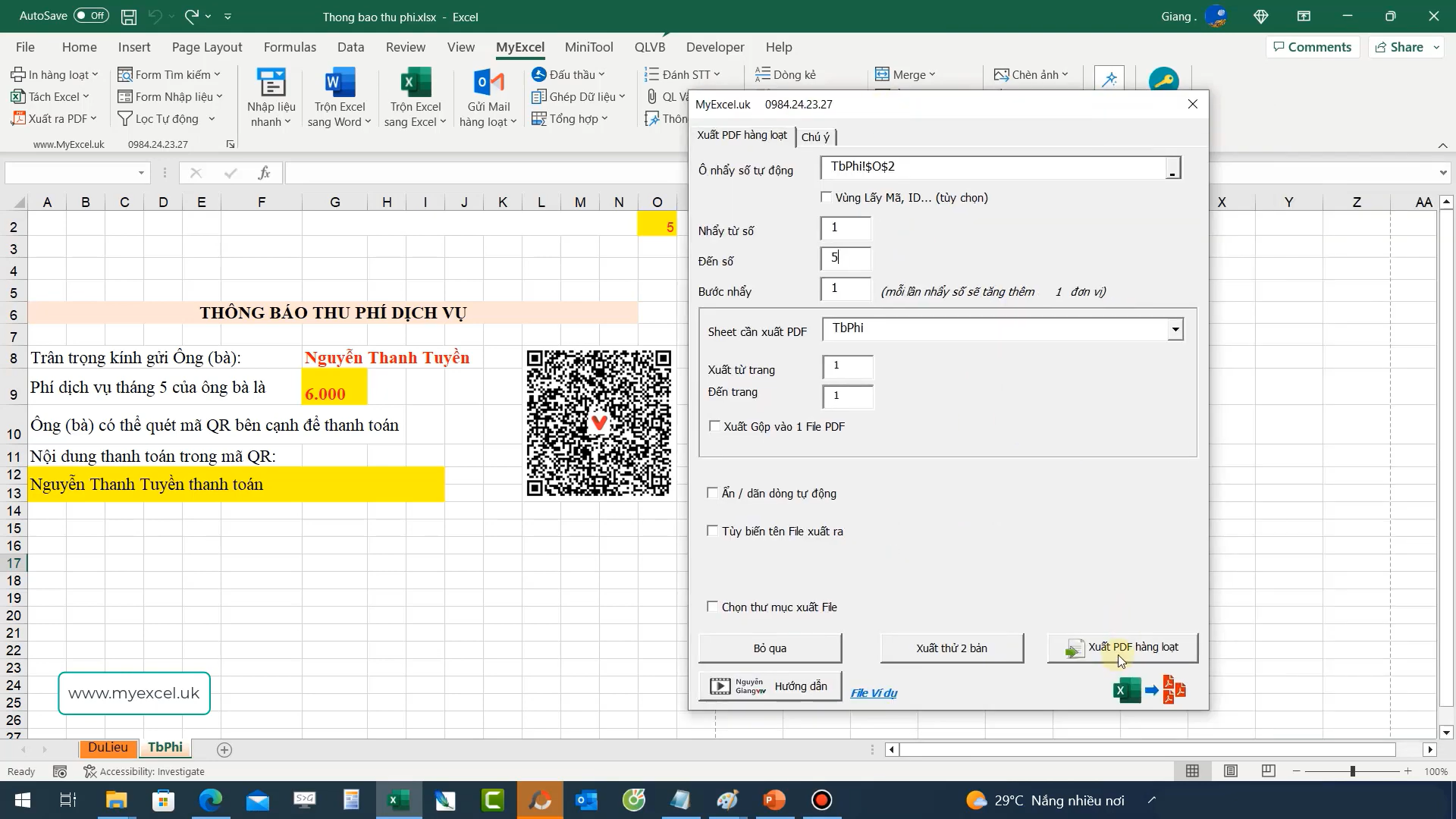 Hướng dẫn tạo qr code ngân hàng trên excel kèm số tiền và nội dung (tạo ...